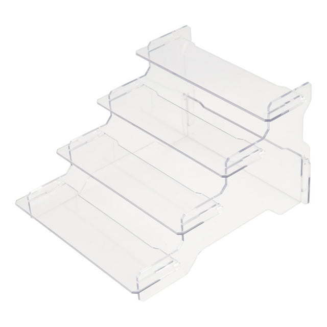 CRAFTHROU Plastic Display Rack for Toy Showcase 1Pcs 8.2X6.6X4.7In ...