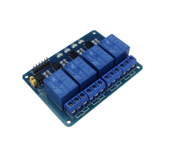 Four way relay expansion board 5V with optocoupler isolation supporting ...