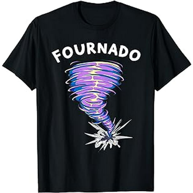 Fournado 4th Birthday 4 Year Old Tornado Birthday T-Shirt - Walmart.com