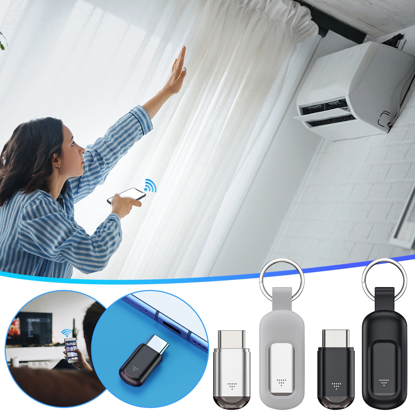 Fourth Generation Upgraded 4S Mobile Phone Infrared Remote Control ...