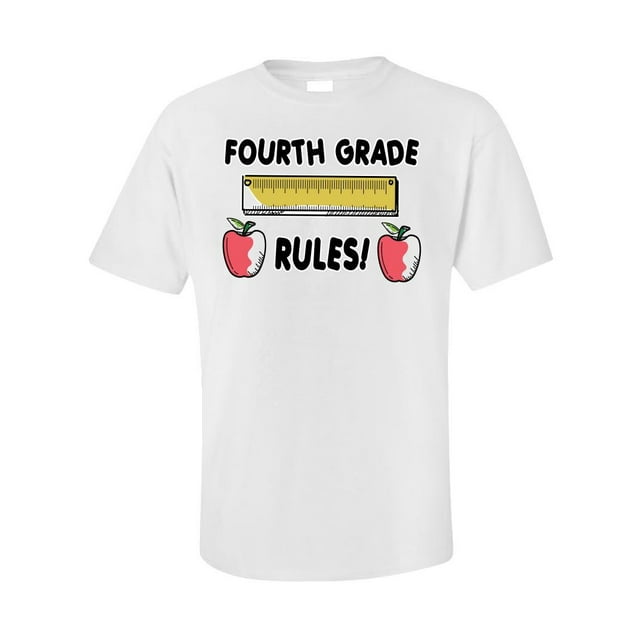 Fourth Grade Rules Teacher Shirt, Teaching Shirt, Back to School Tee ... Fourth Grade Rules Teacher Shirt, Teaching Shirt, Back to School Tee ...