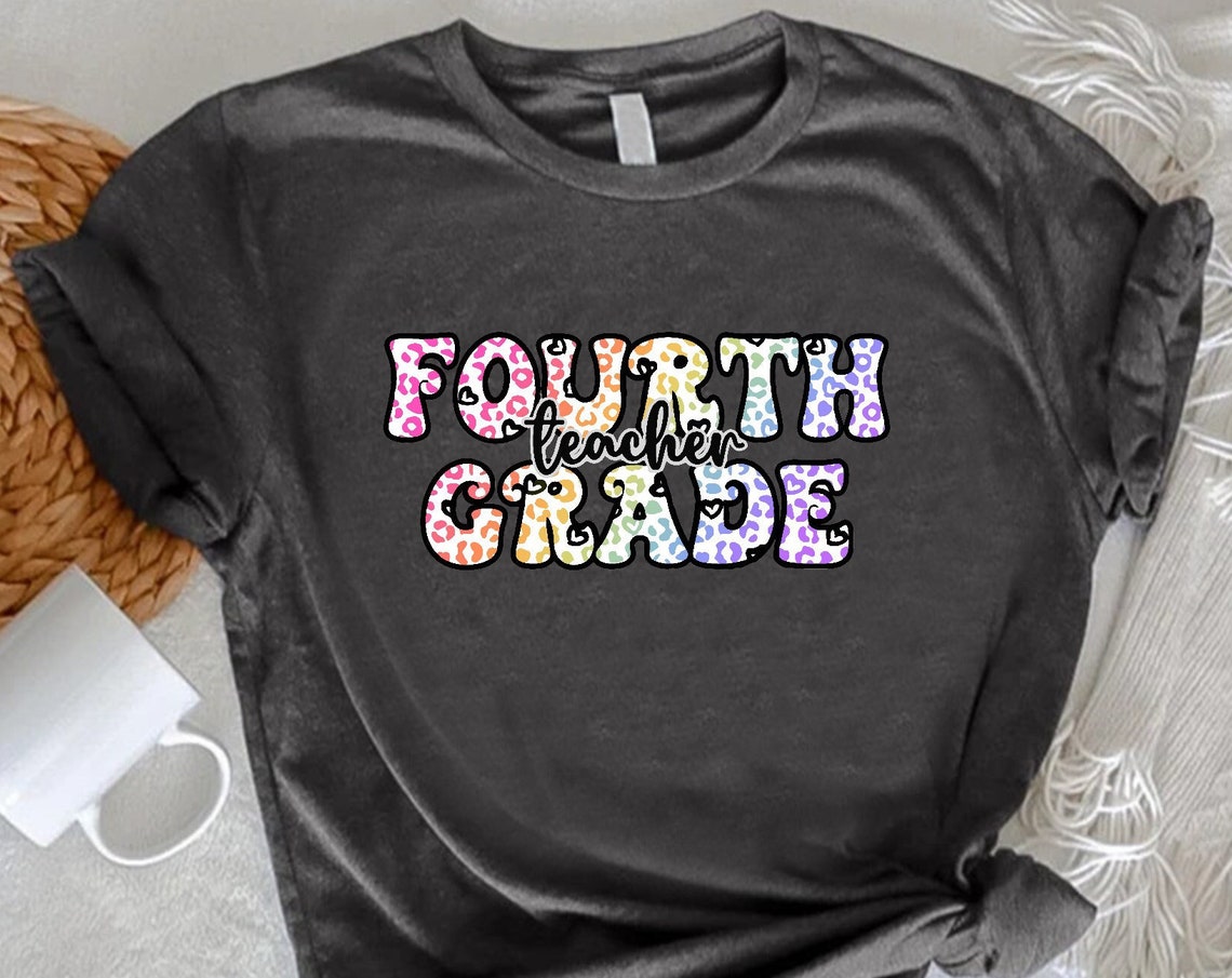 Fourth Grade Shirt, 4Th Grade Teacher Tshirt, Fourth Grade Team Shirts ...
