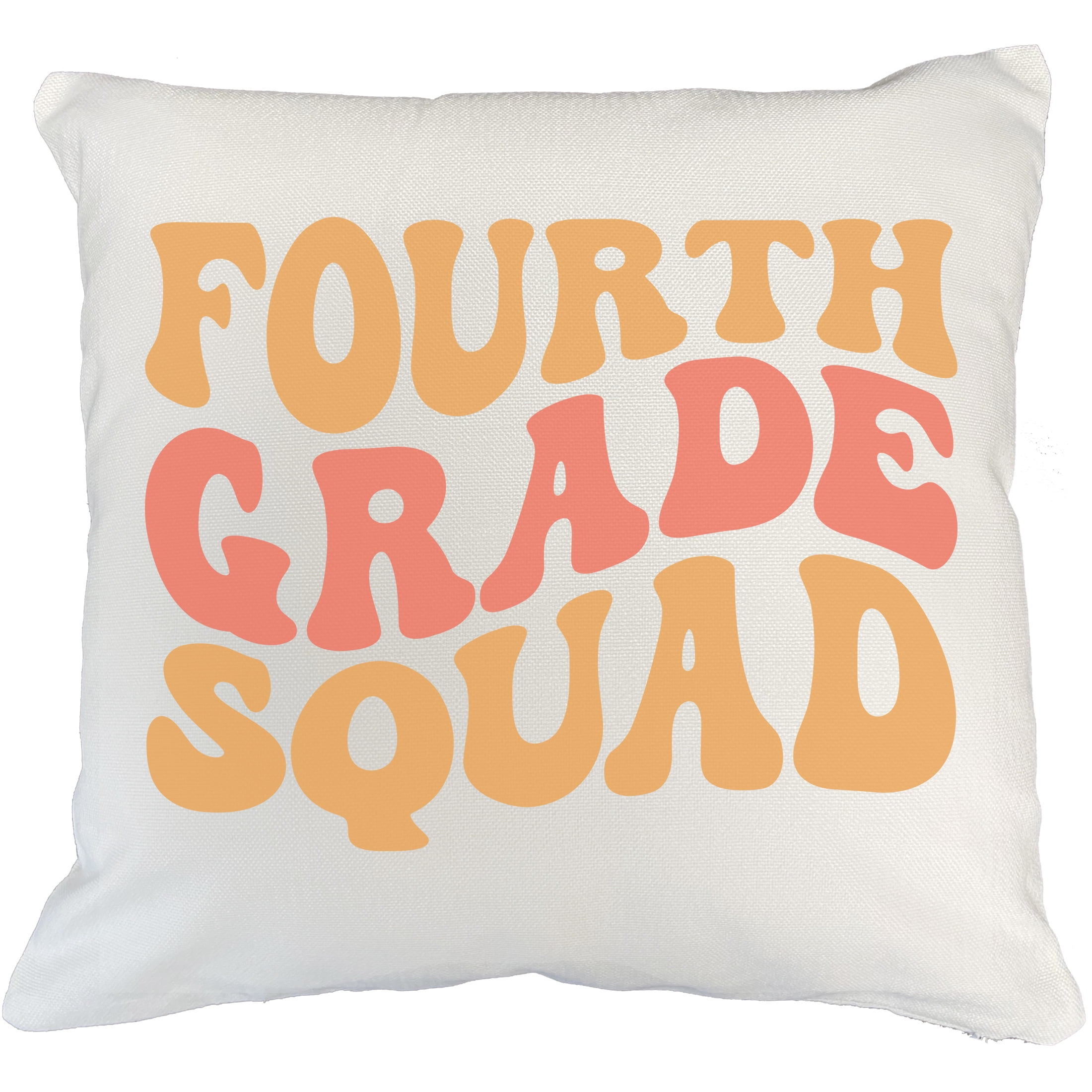 Fourth Grade Squad, Elementary School Themed, Groovy Retro Wavy Text ...