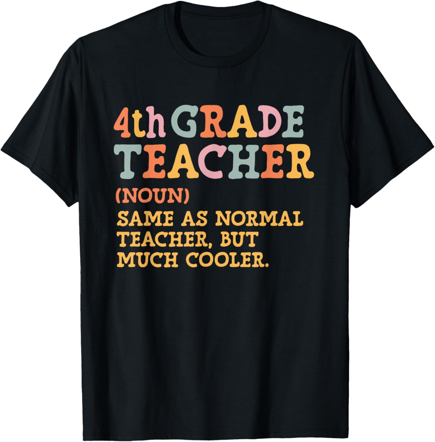 Fourth Grade Teacher Definition Back To School 4th Grade T-Shirt ...