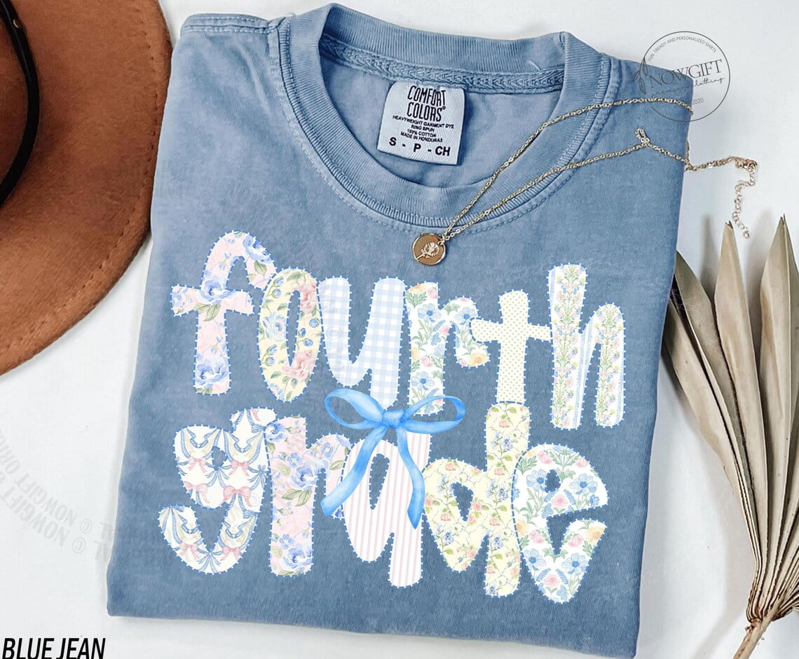 Fourth Grade Teacher Shirt, Coquette Bow 4th Grade Team Shirts, Back to ...