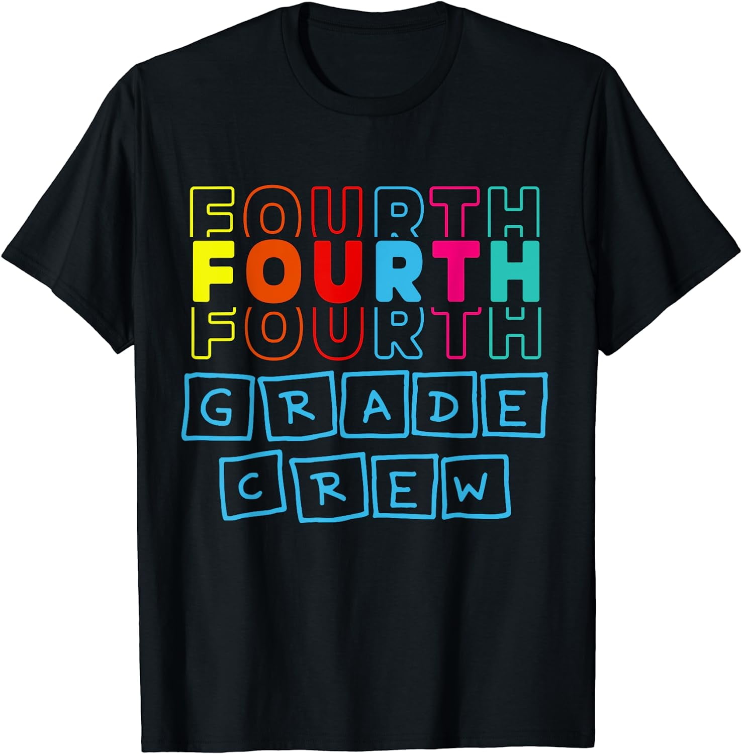 Fourth Grade Teacher Team 4th Grade Crew T-Shirt - Walmart.com