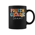 Fourth Grade Team Retro Groovy Back To School 4Th Grade Coffee Mugs ...