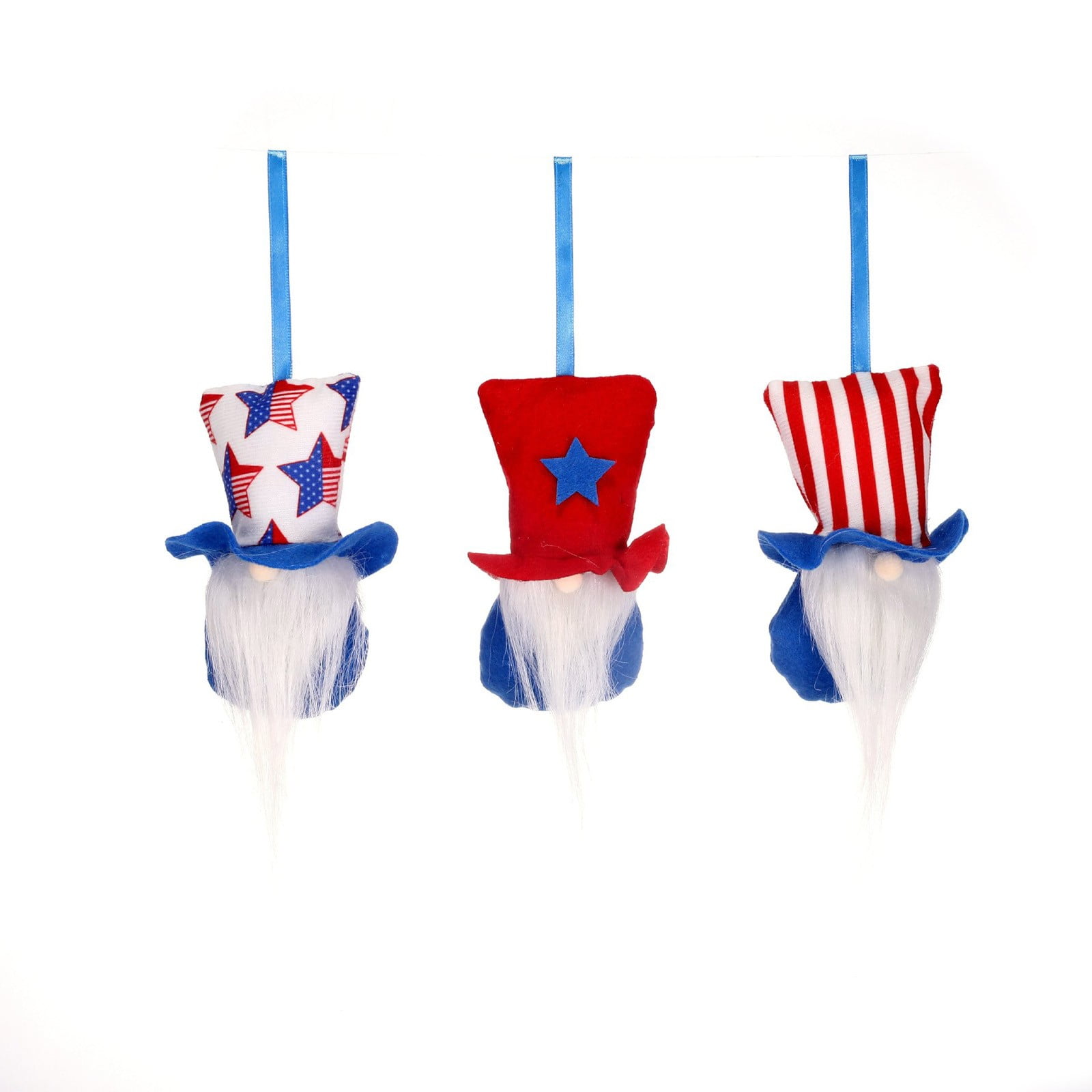 Fourth Of July 4Th Of July Patriotic Gnome Ornaments Set Of 3 4Th Of ...