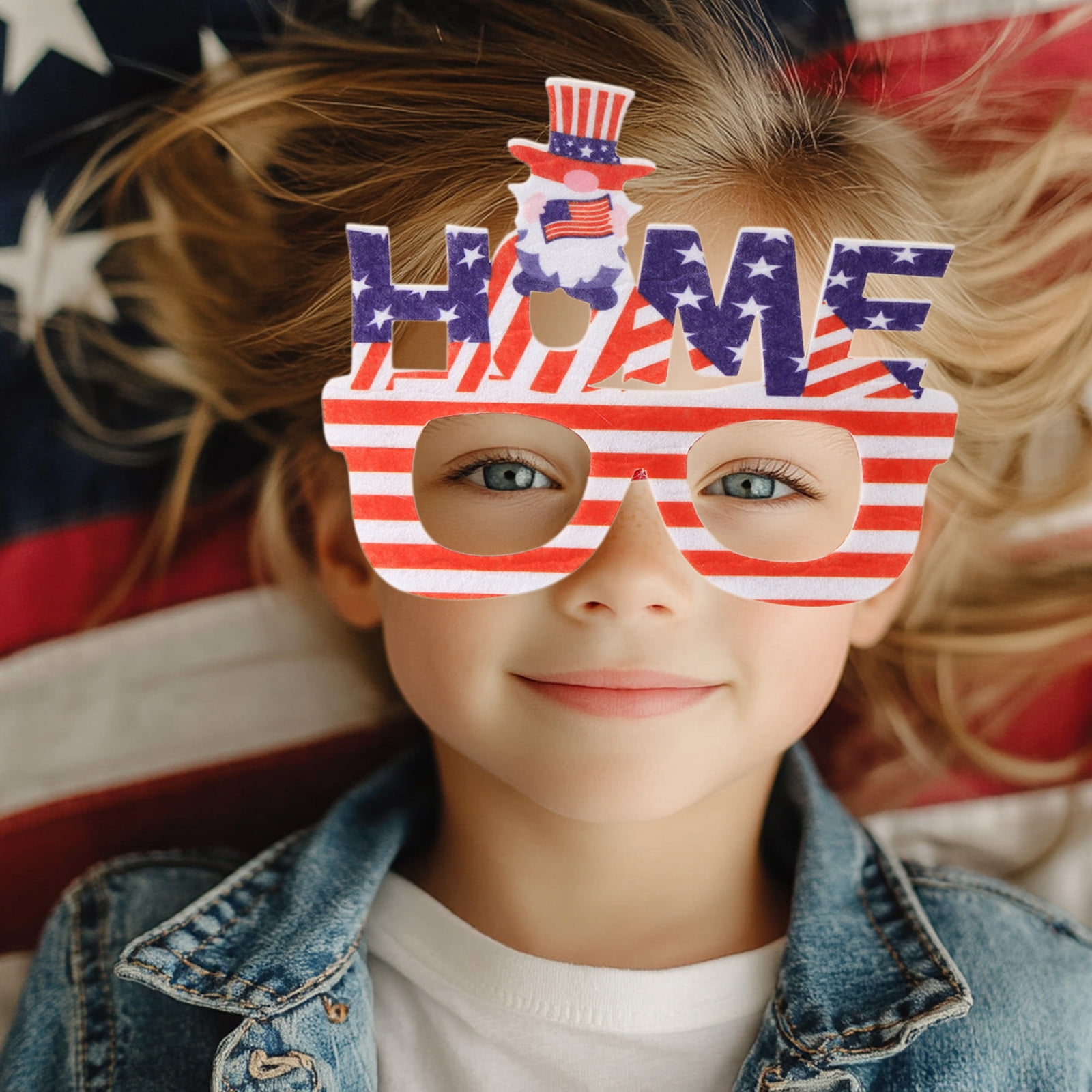 Fourth of July Americans Flag Glasses Clearance Independence Day Themed ...