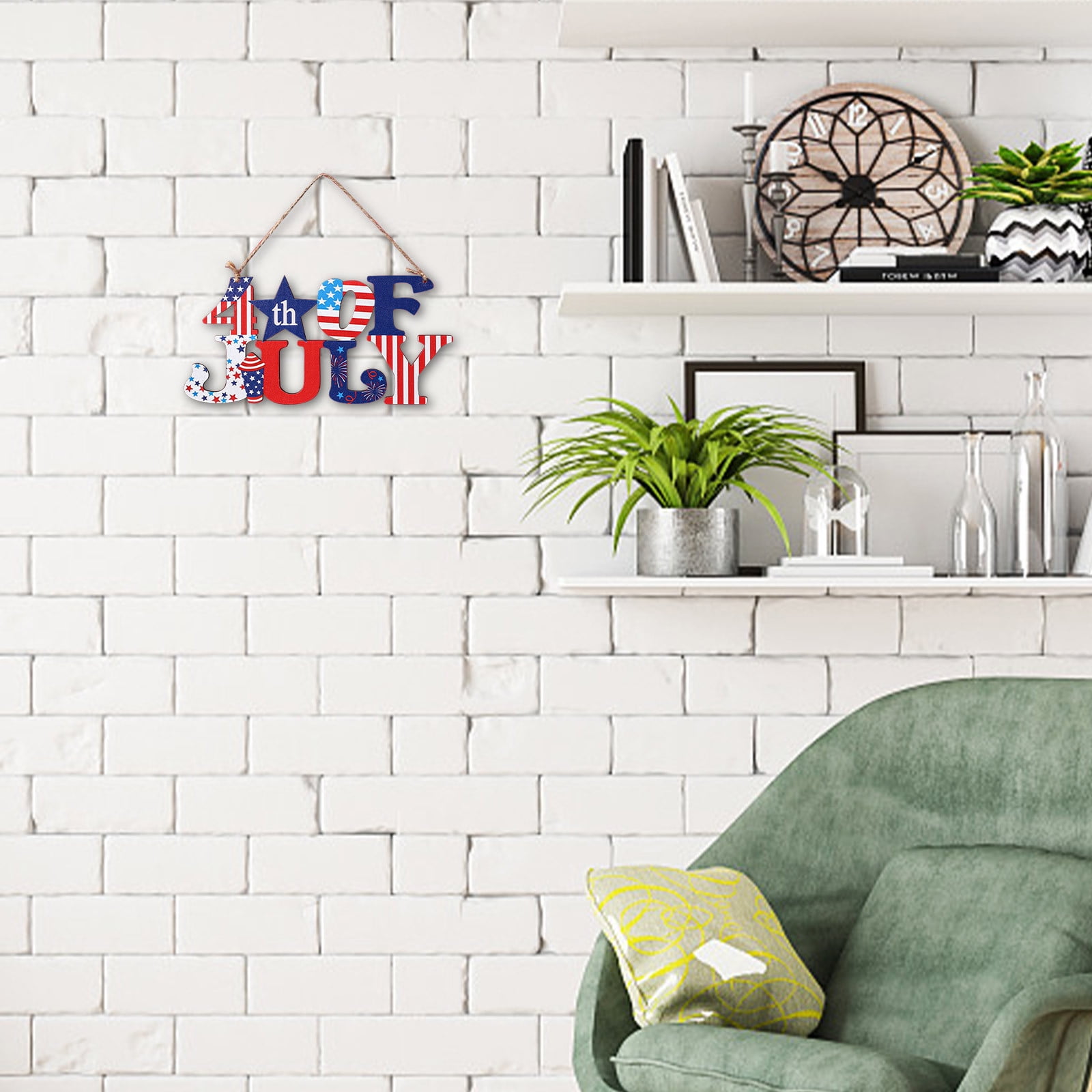 Fourth Of July Decorations, Welcome Sign Decorations Gnomes Wooden ...