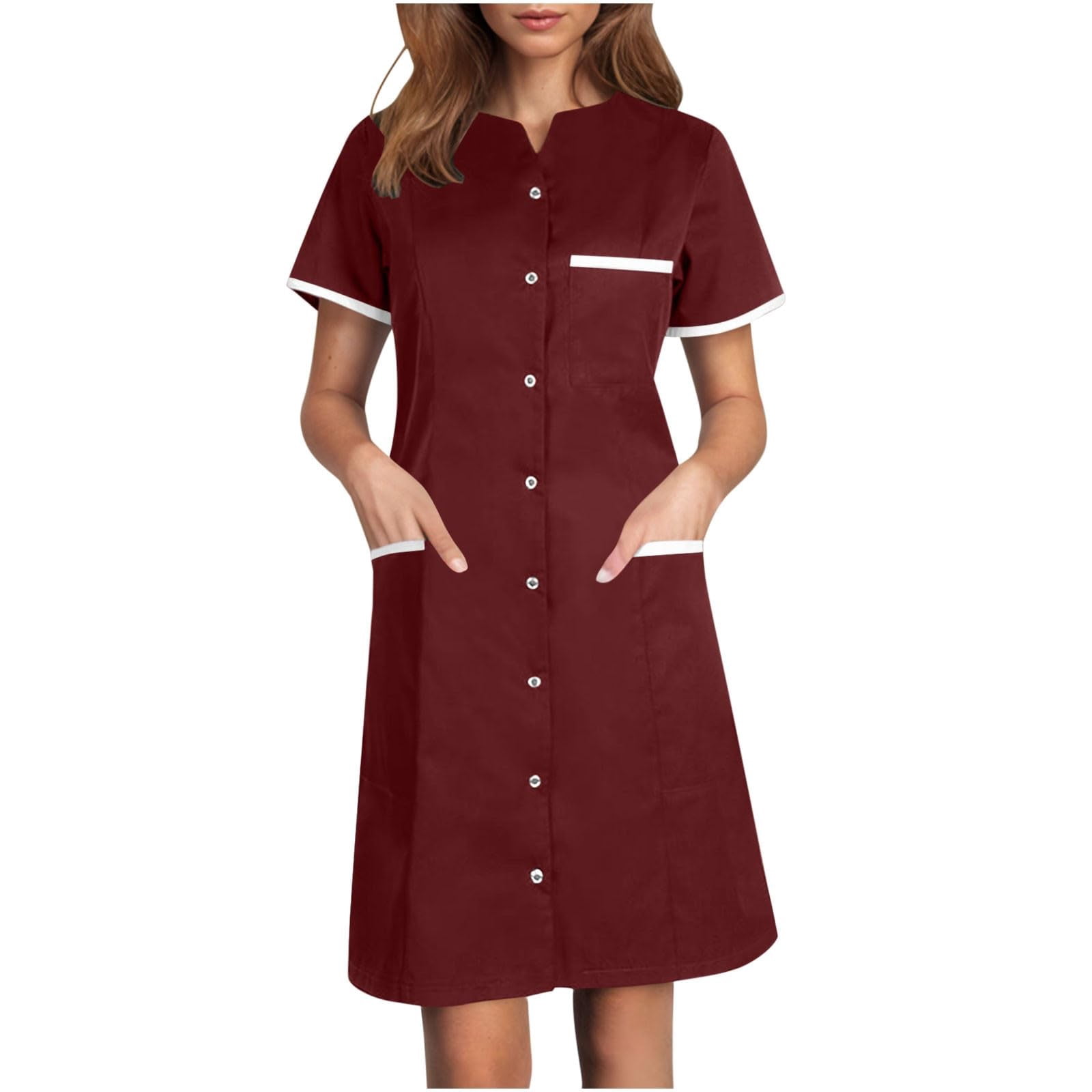 Fourth Of July Outfits Women 2025, Women's Breathable Work Dresses for ...