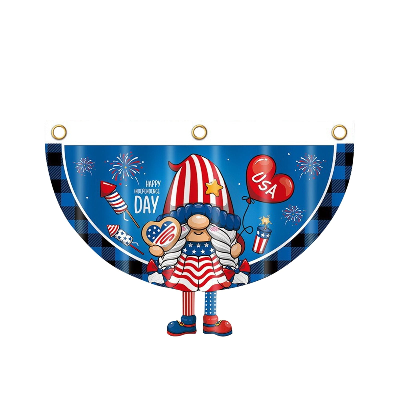 Fourth Of July Patriotic Decorations Patriotic 4Th Of July Gnome Banner ...
