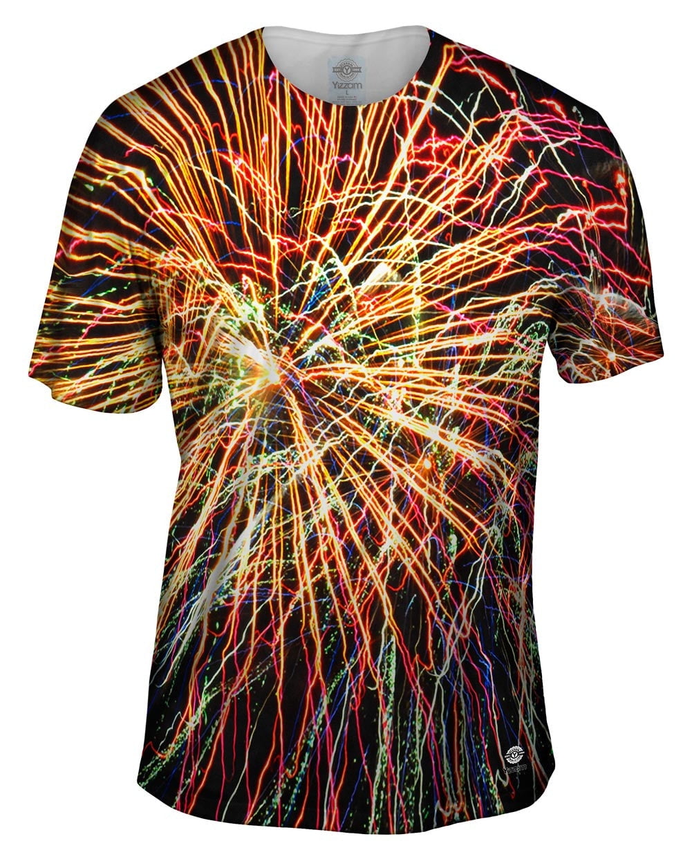 Fourth Of July Fireworks Glory Mens T-Shirt All Over Print - Walmart.com