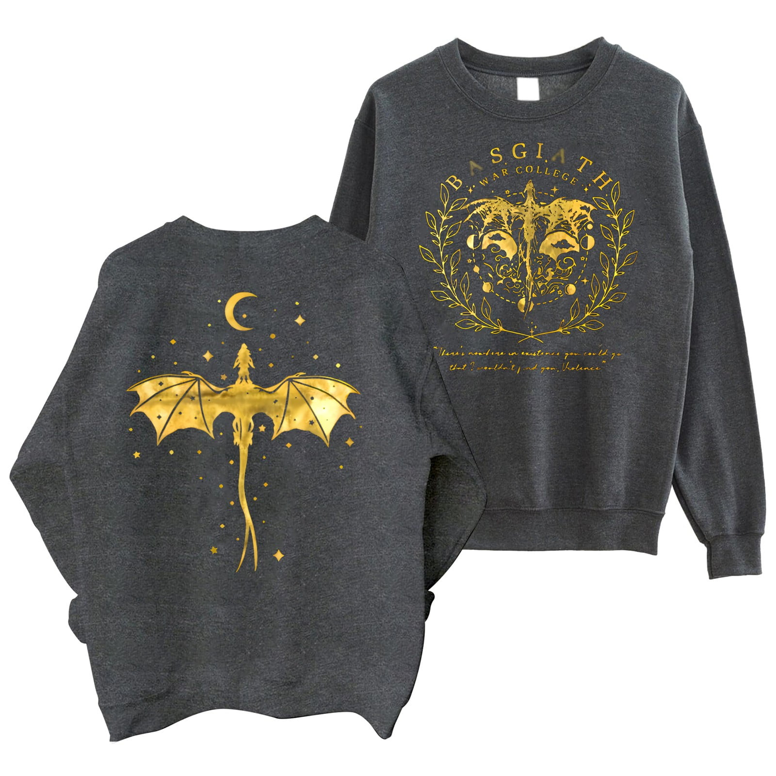 The Fourth Wing Basgiath War College Sweatshirt - Fourth Wing Book ...