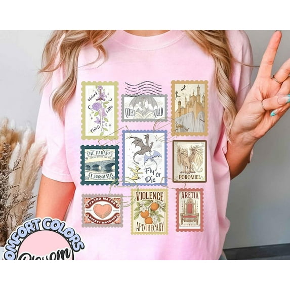 Fourth Wing Books Stamp , Fourth Wing Inspired , Dragon Rider ...