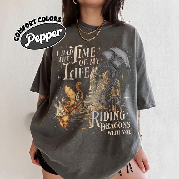 Fourth Wing Dragon Tairn Andarna Shirt I Had The Time Of My Life Riding ...