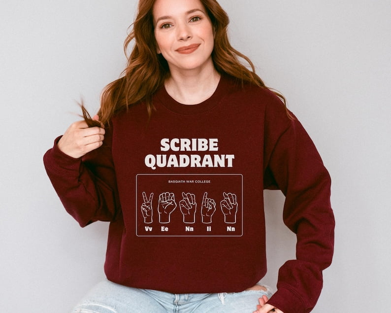 Fourth Wing Scribe Quadrant Sweatshirt | Iron Flame | The Archives ...