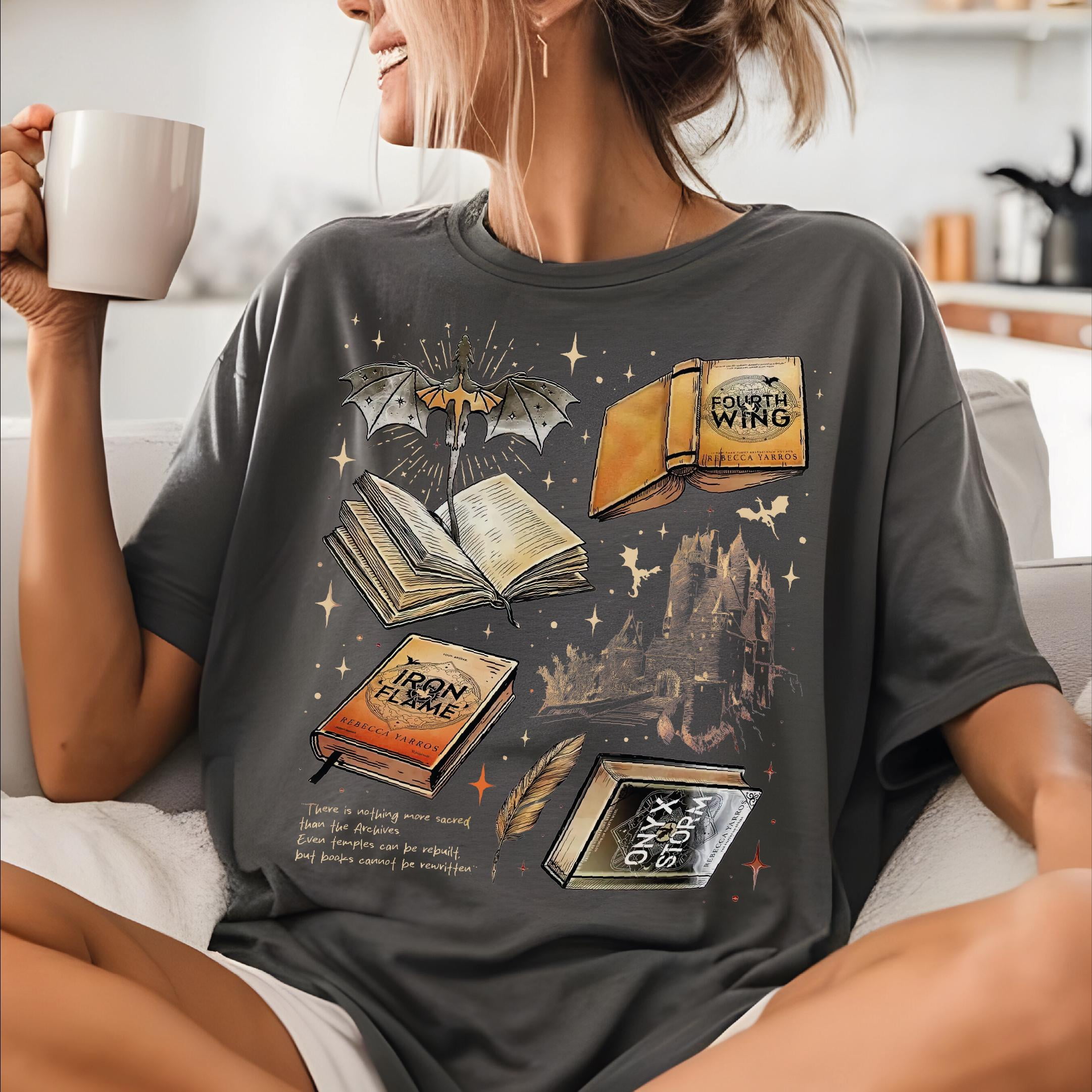 Fourth Wing Series Shirt For Fans, Dragon Rider Tee, Basgiath Shirt ...