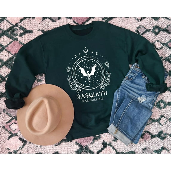 Fourth Wing SweatBasgiath War College SweatFantasy Reader Dragon Rider ...
