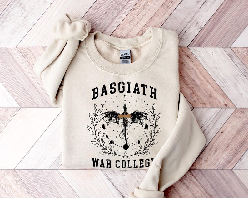 Fourth Wing Sweatshirt, Basgiath War College Sweatshirt, Violet ...