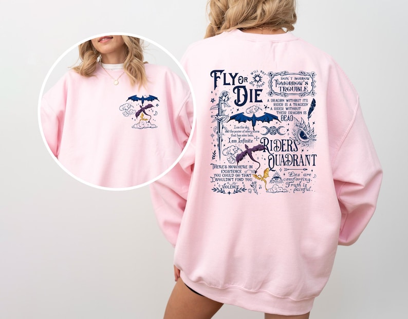 Fourth Wing Sweatshirt, Dragon Rider Shirt, Basgiath War College ...