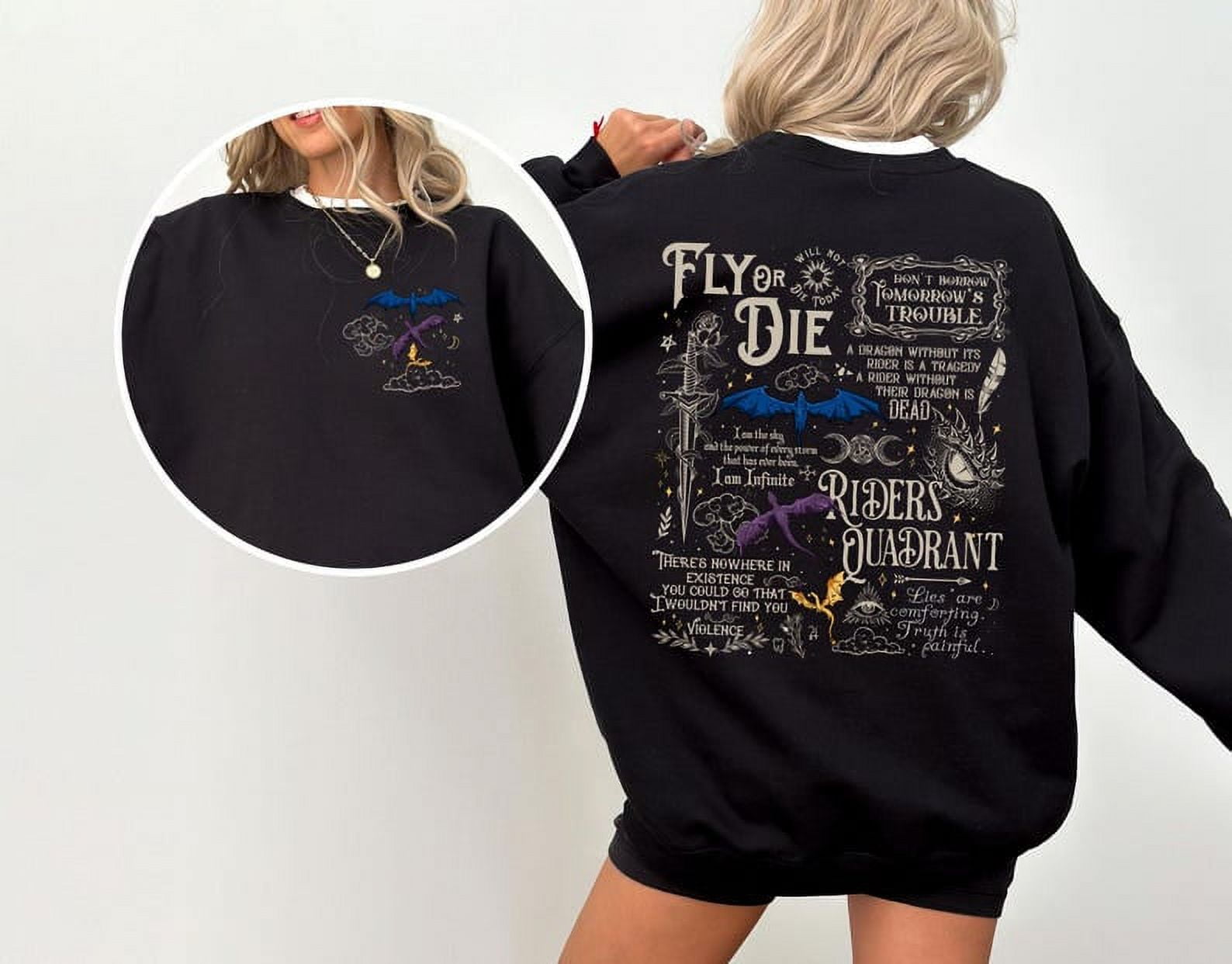 Fourth Wing Sweatshirt, Dragon Rider Shirt, Basgiath War College ...