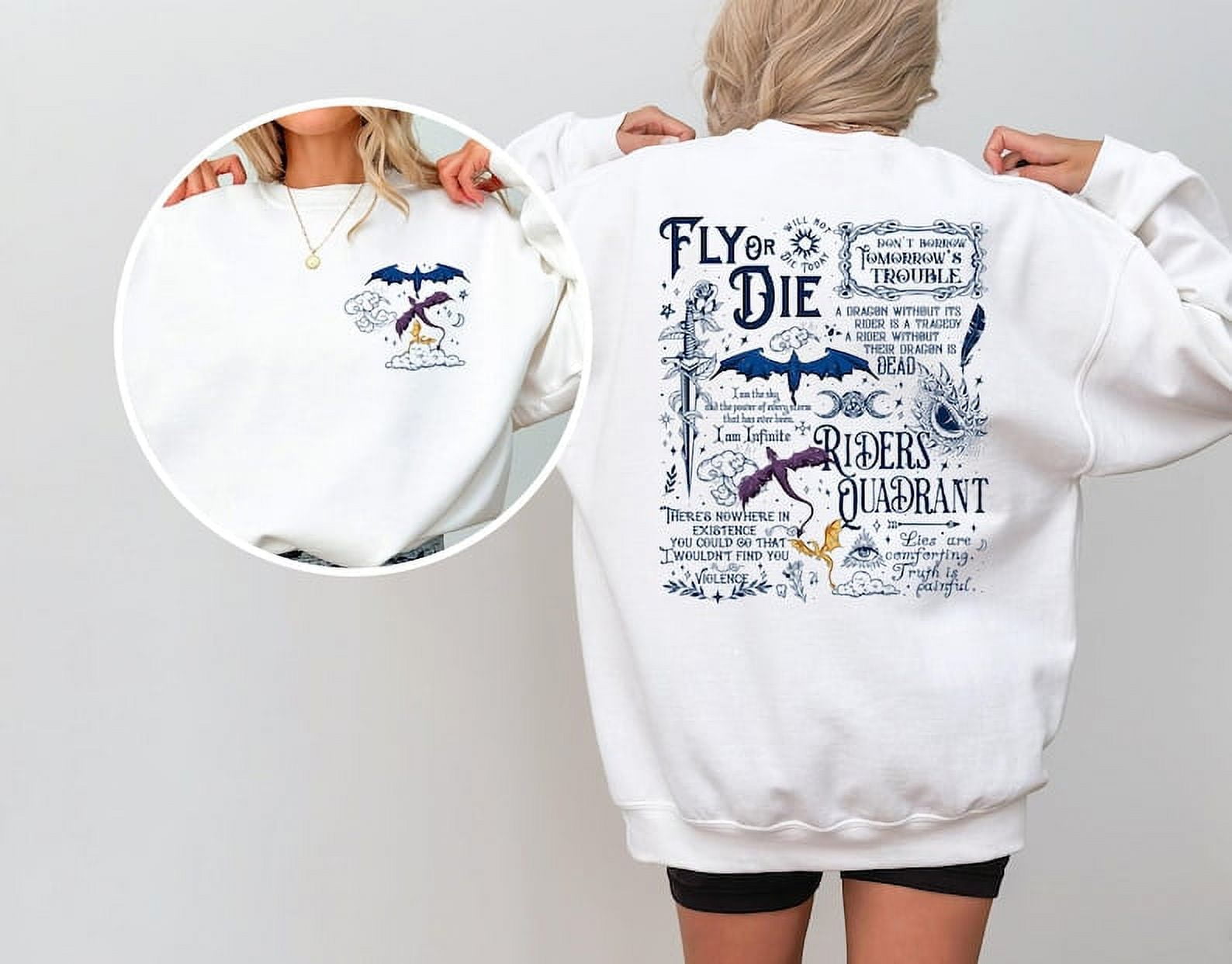 Fourth Wing Sweatshirt, Dragon Rider Shirt, Basgiath War College ...