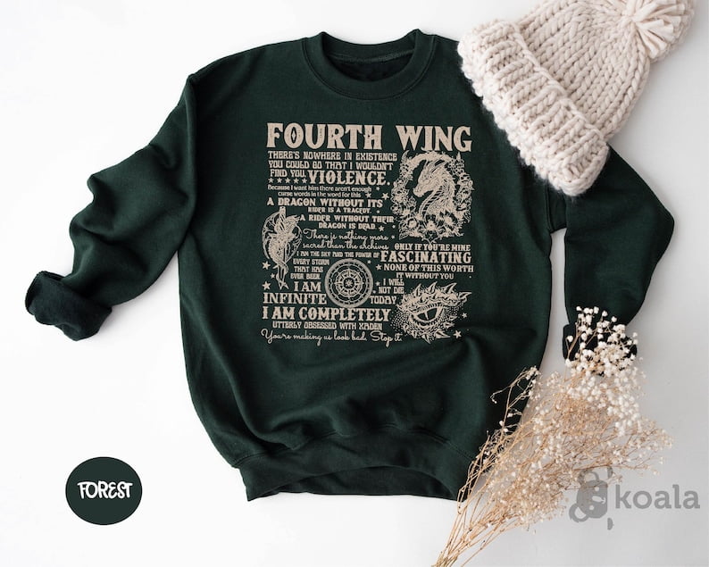 Fourth Wing Sweatshirt, I'm Infinite, Iron Flame Sweatshirt, Violence ...