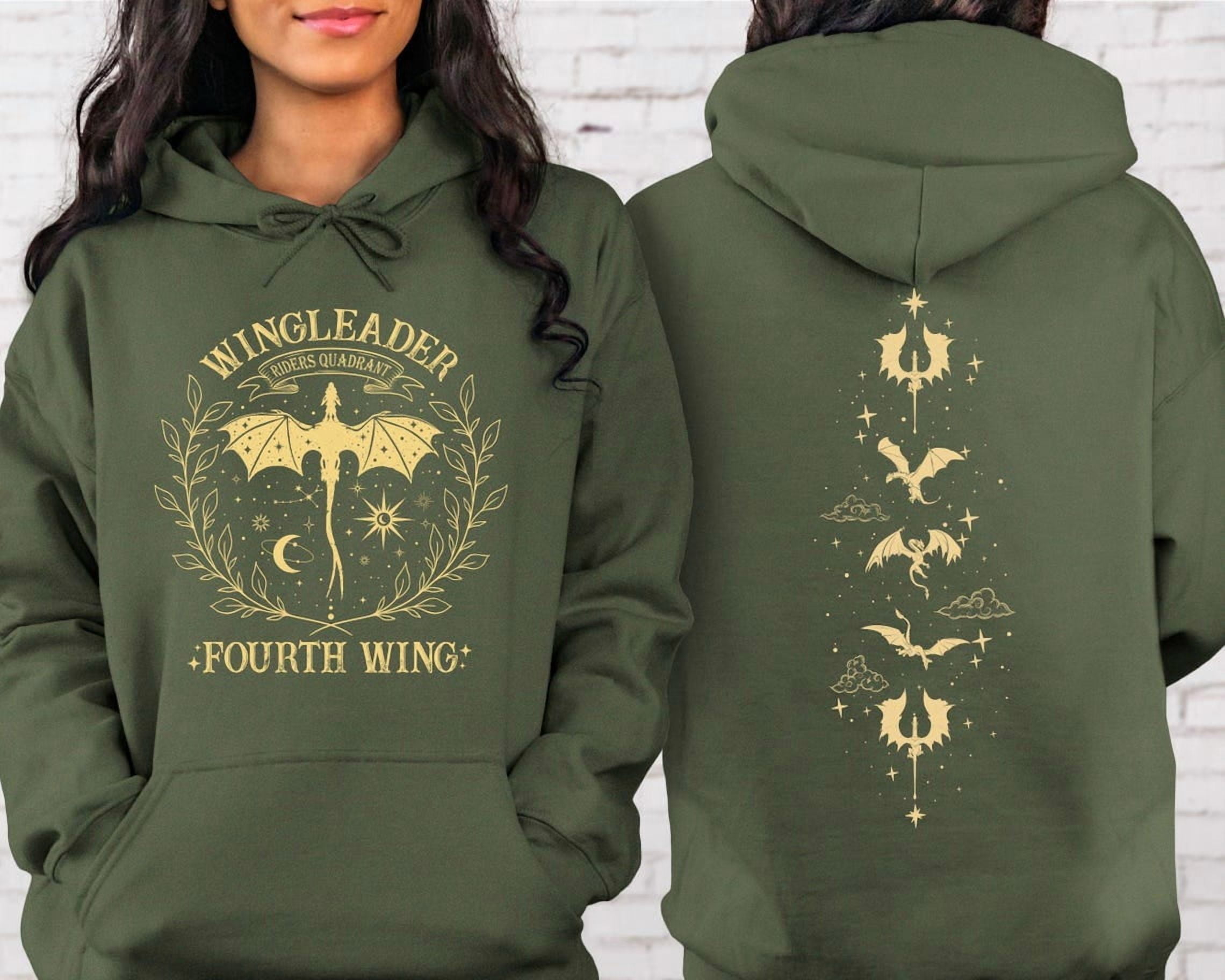 Fourth Wing Sweatshirt, Riders Quadrant, Rebecca Yoros, Violet ...