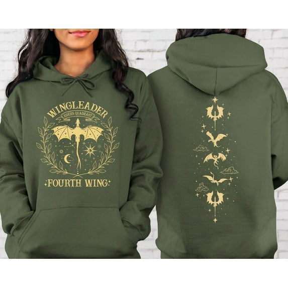 Fourth Wing Sweatshirt, Riders Quadrant, Rebecca Yoros, Violet ...