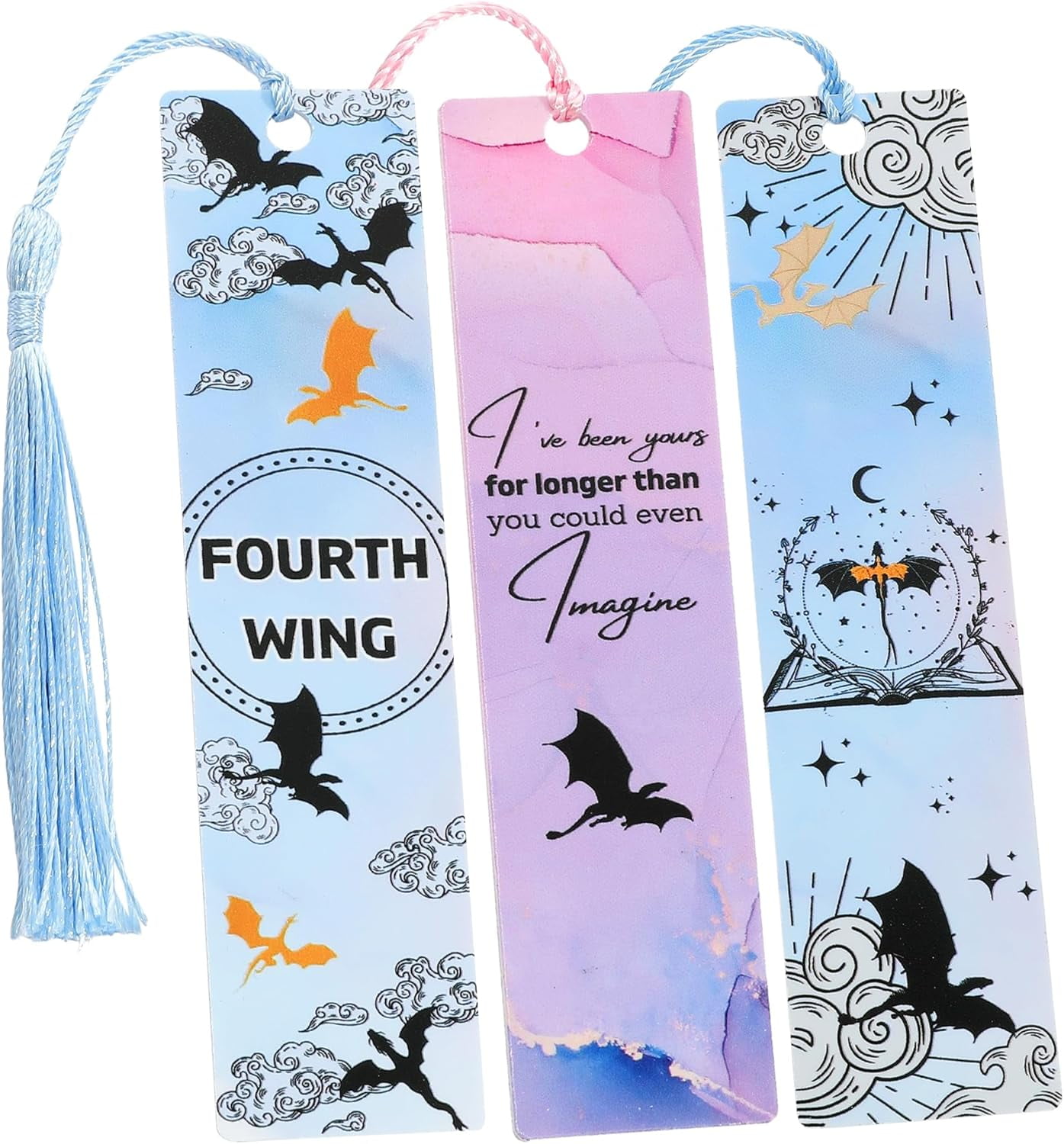 Fourth Wings Acrylic Bookmark Supplies - Fourth Wing Merch Dragon ...