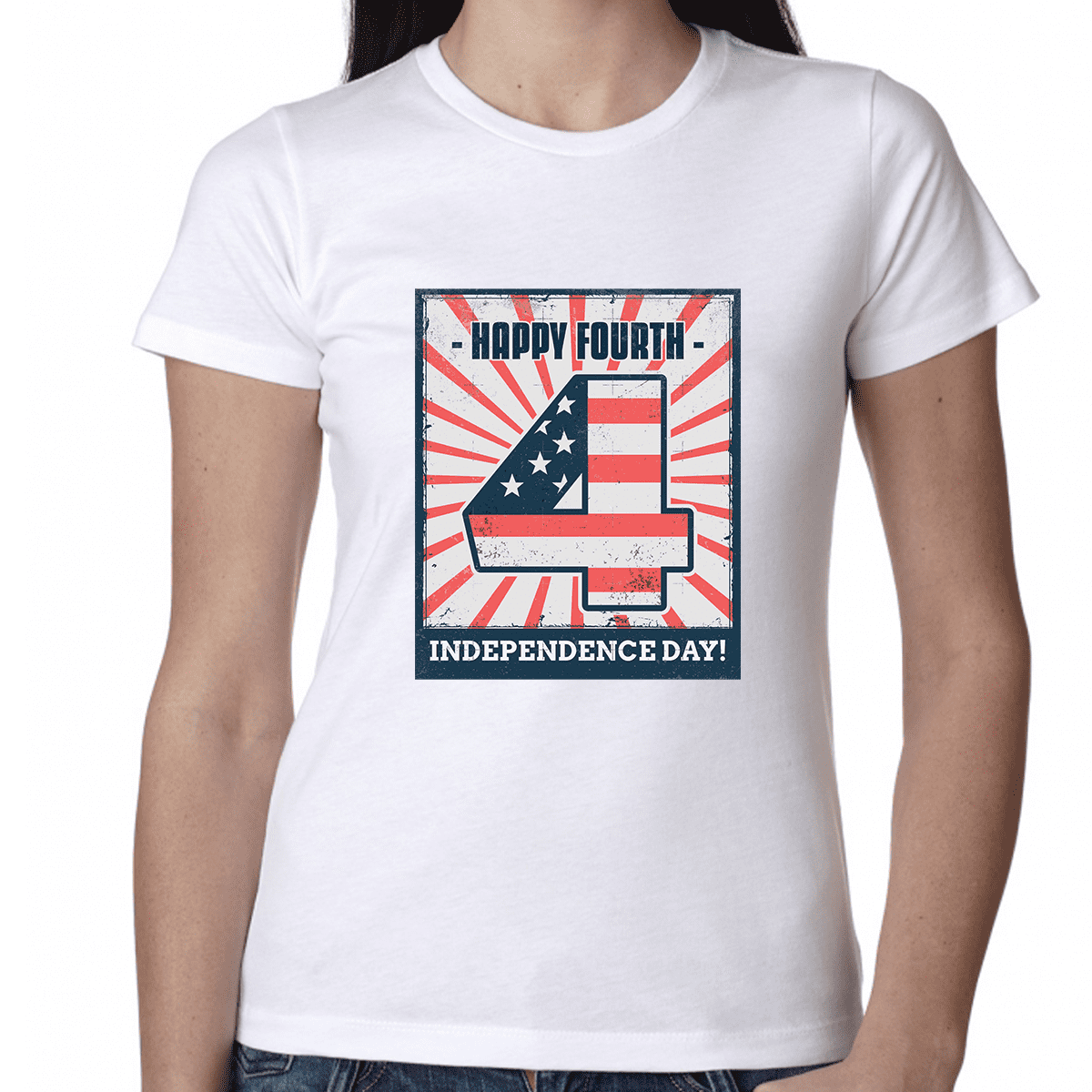 Fourth of July Shirts for Women 4th of July Shirt Vintage American Flag ...