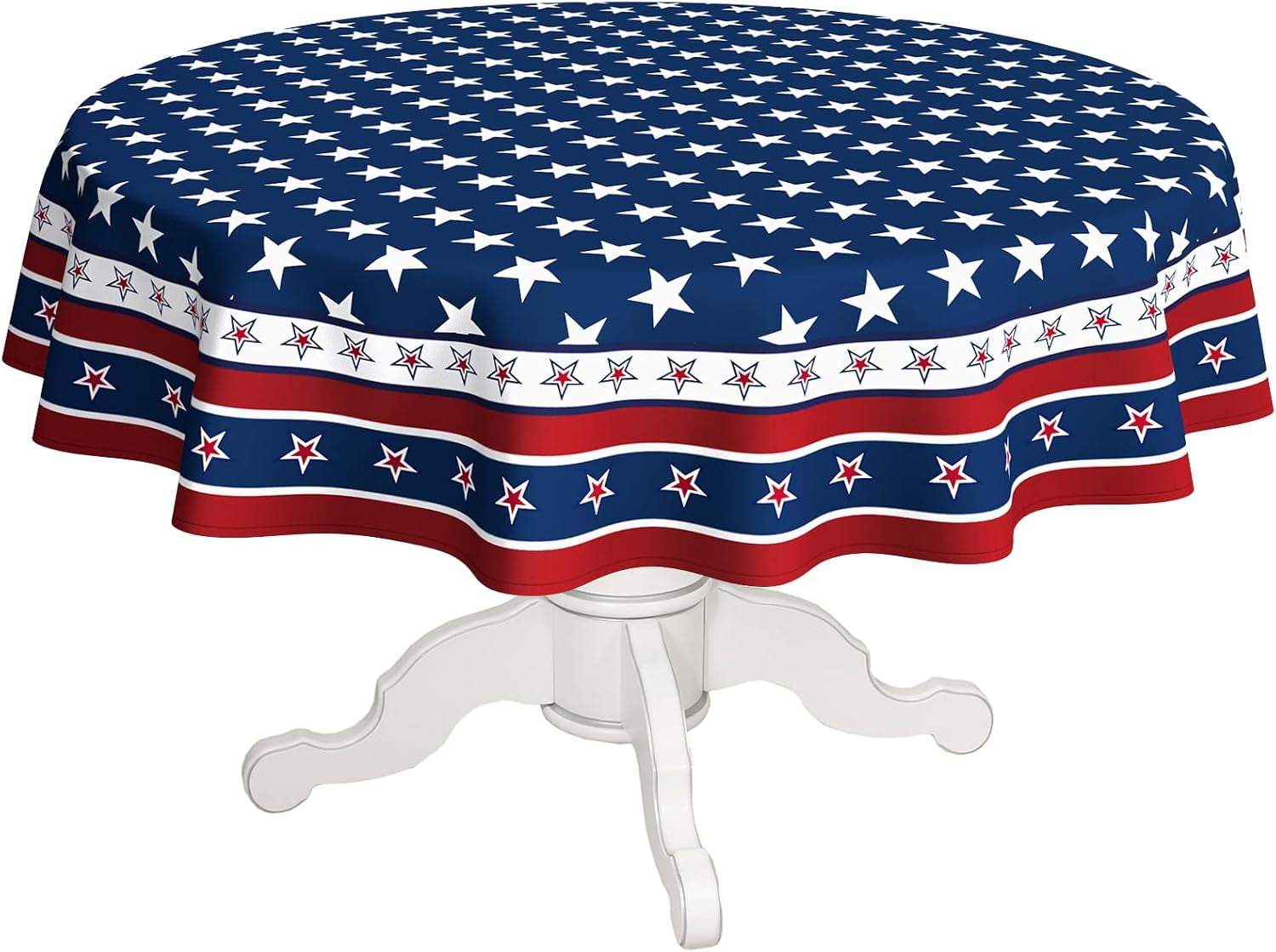 Fourth of July Tablecloth Memorial Day Patriotic Table Cloth American ...