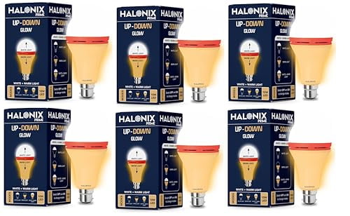 Fourthline 10W Up Down Glow Yellow & White 3 modes led bulb | Switch On ...