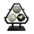 Fourthline 3 Ball Globe for Office Table Rotating World Map for Kids ...