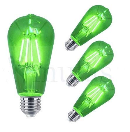 Fourthline 4W LED Edison Squirrel Cage Filament Vintage Bulb E27 Base ...