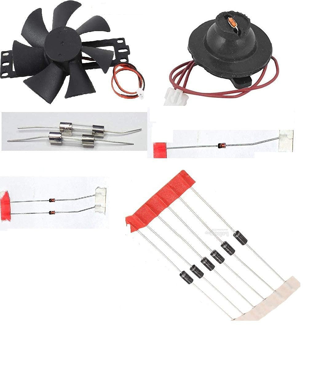 Fourthline 6 In 1 Package Induction 18V Brushless Fan, Heat Sensor with ...
