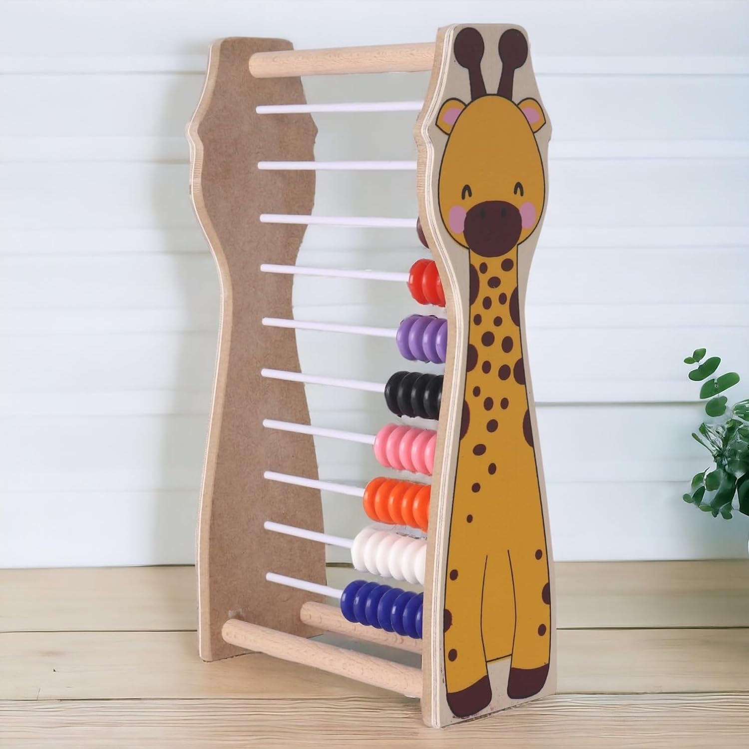 Fourthline Abacus for Kids Math Teaching Tools Made of Wooden Beads and ...