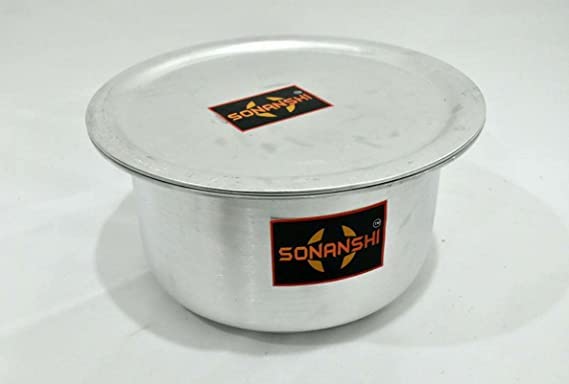 Fourthline Aluminium Patila/Bhagona/Tapeli with LID (3 Litre) - Walmart.com
