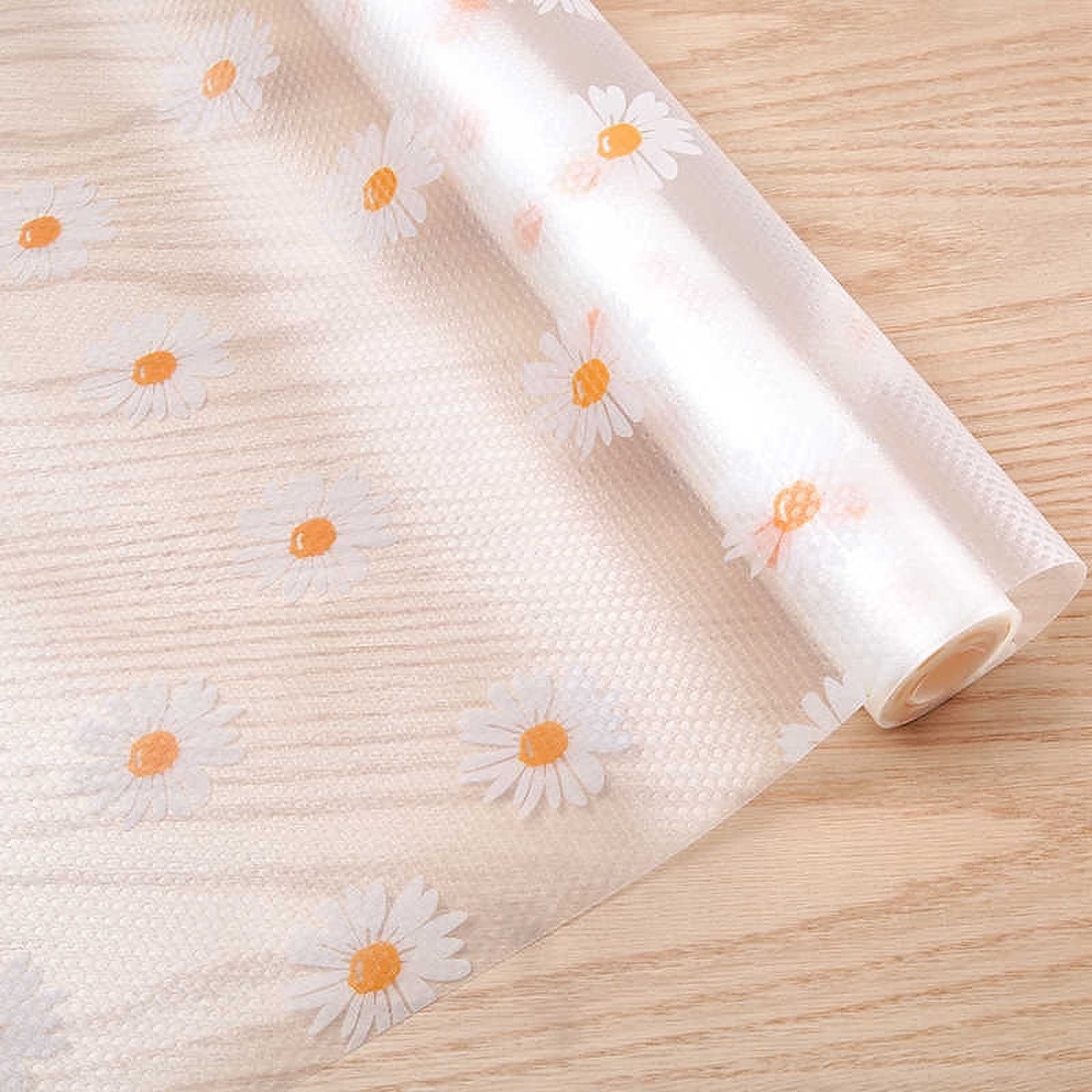 Fourthline Anti-Slip Floral Kitchen Cabinet Drawer Shelf Mat Liner ...