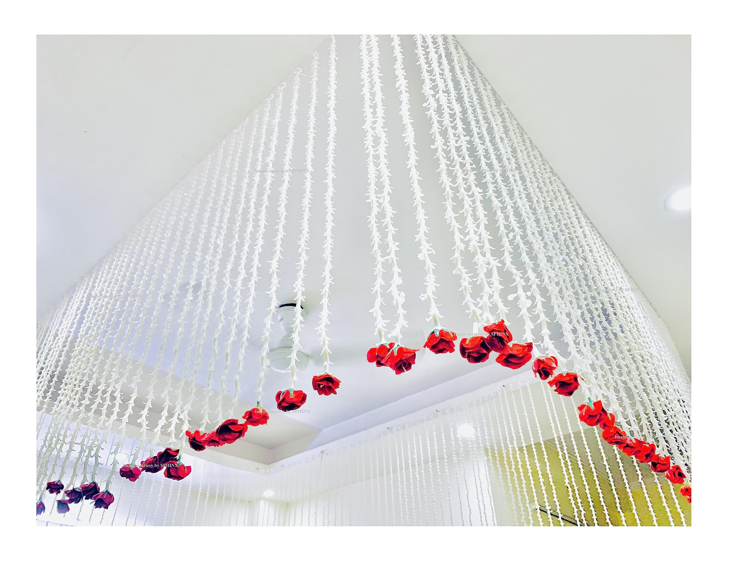 Fourthline Artificial rajnigandha Buds Rose Strings for Home Function ...