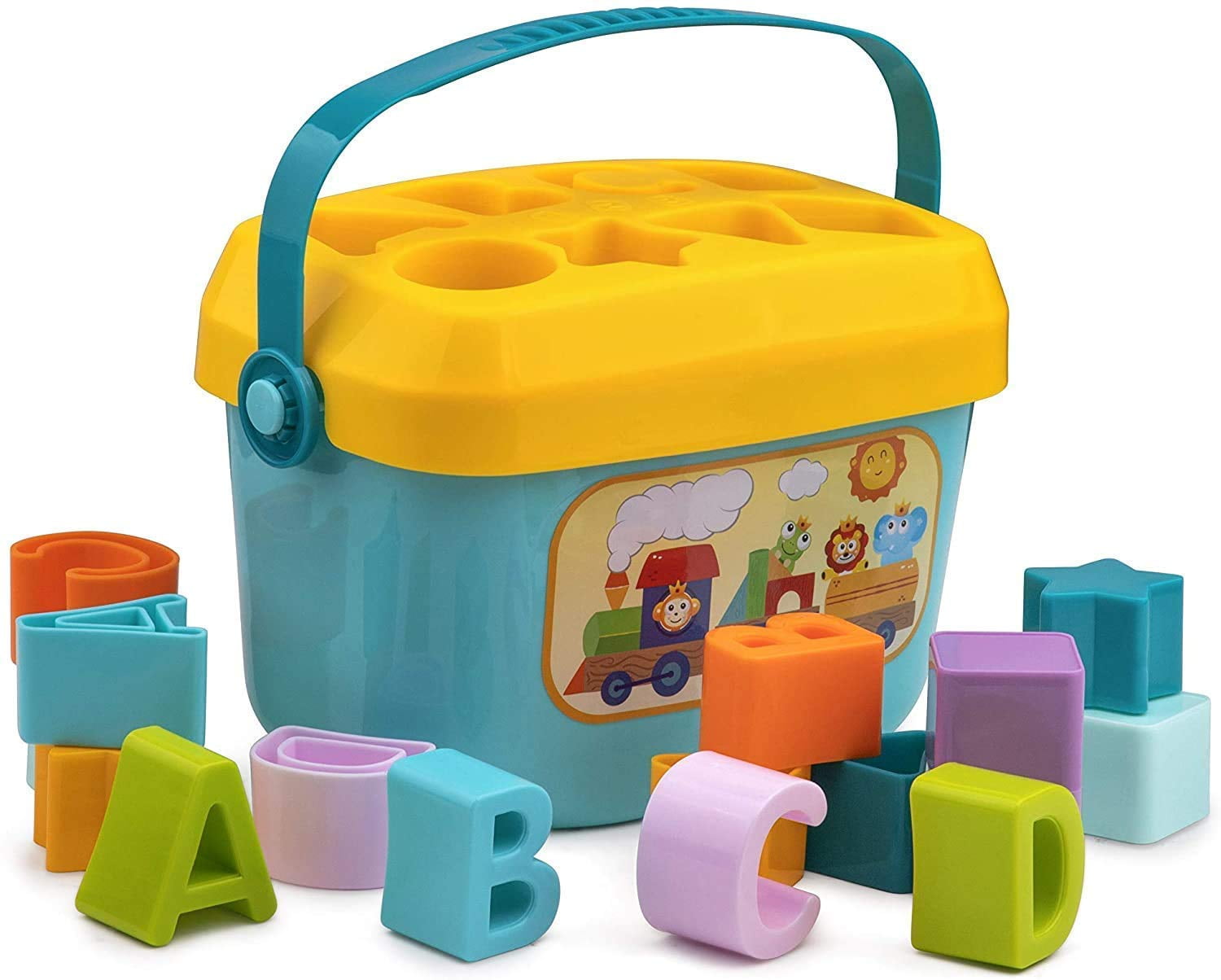 Fourthline Baby's First Blocks Shape Sorter Toddler Toy Colour Shape ...
