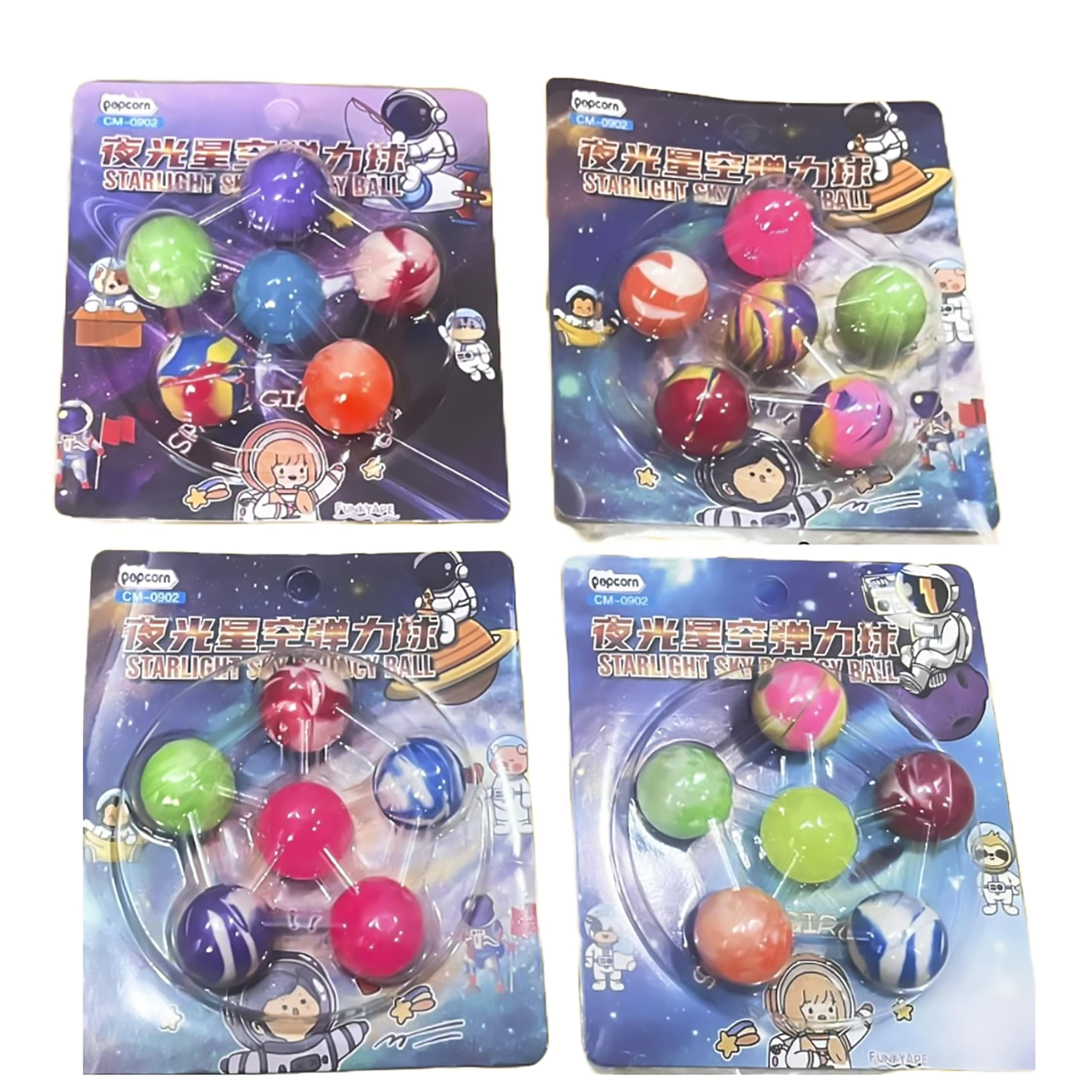 Fourthline Bouncy Balls, Crazy Balls for Kids in Multi Colors, Bouncing ...