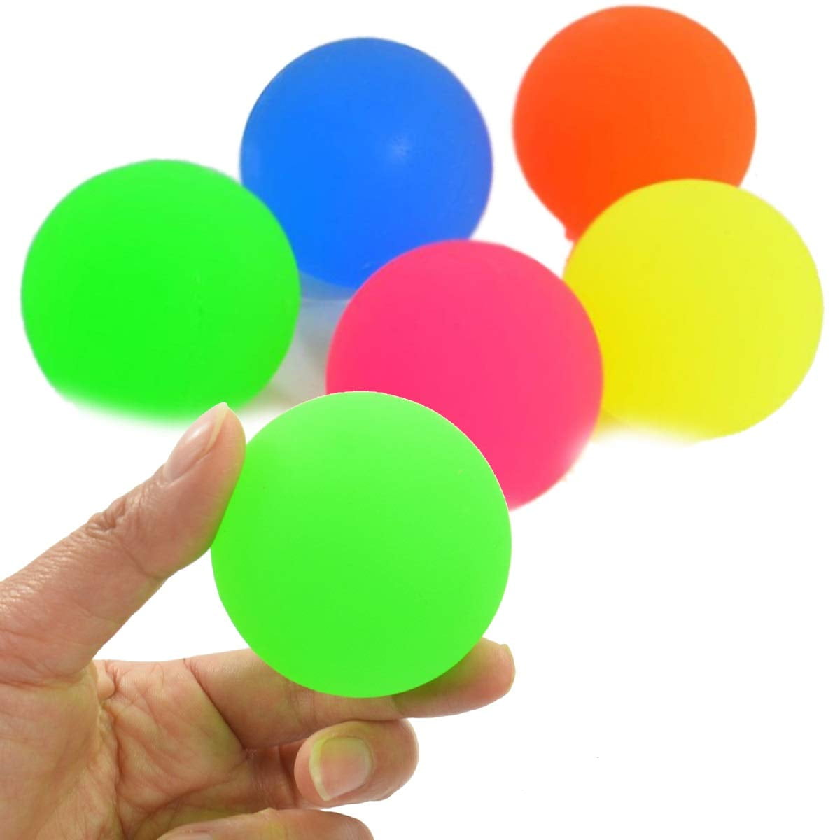 Fourthline Bouncy Balls - Huge Bouncing Balls (Pack of 4) - 3 Inches ...