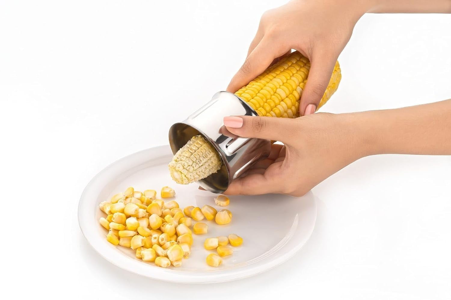Fourthline Corn Cutter Unbreakable Corn Cob Stripping Kernels Remover ...