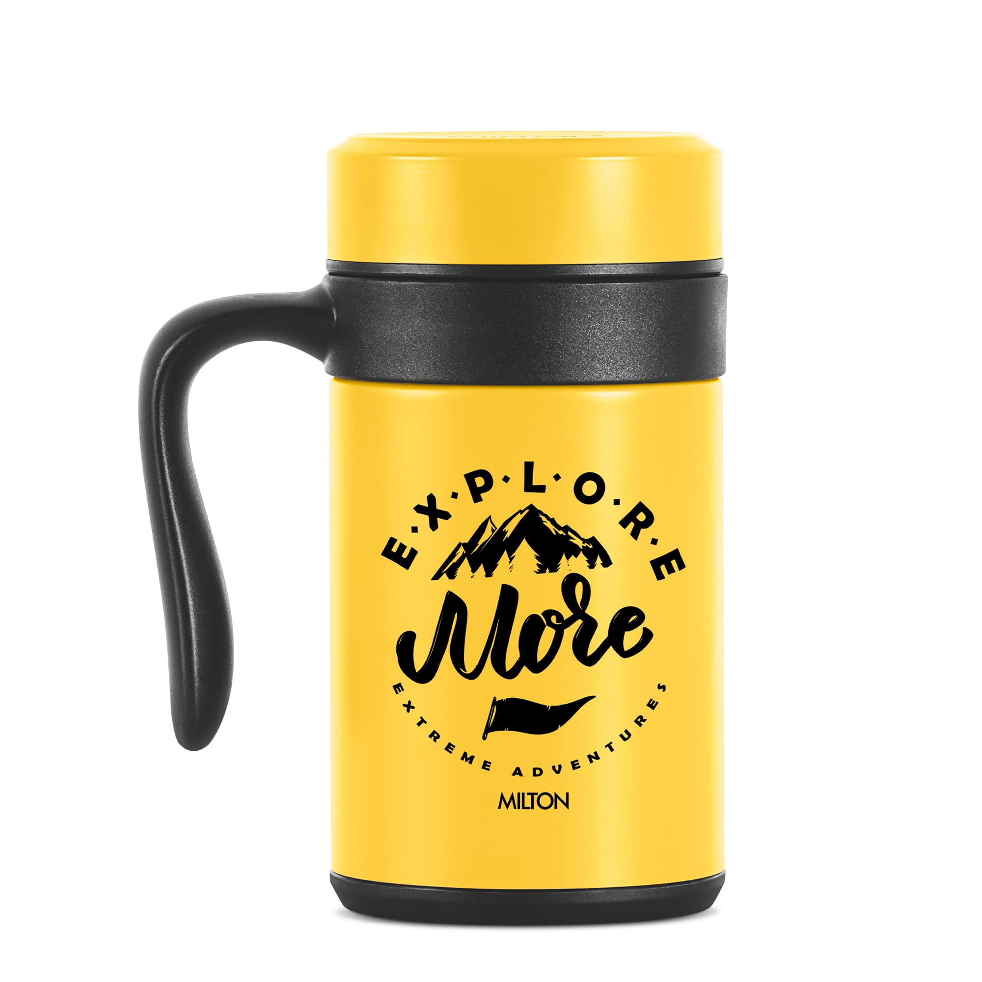 Fourthline Cosmic 500 Thermosteel Mug, 440 ml, Yellow | Stainless Steel ...