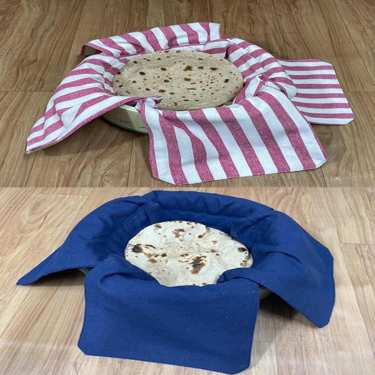 Fourthline Cotton Set Of 2 Double Layer Casual Style Roti Clothes Wrap ...