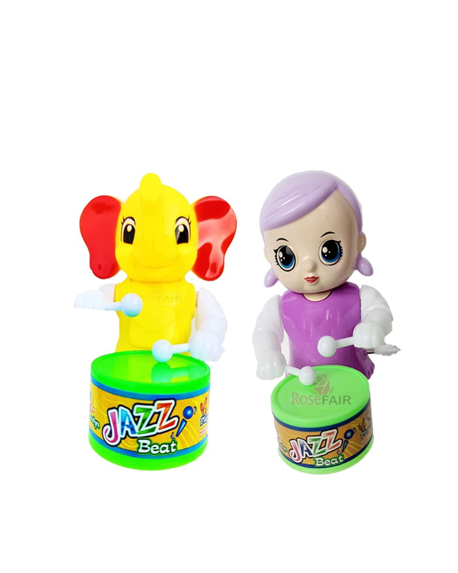 Fourthline Cute Drummer Toy with Drumming and Dancing Action for Kids ...