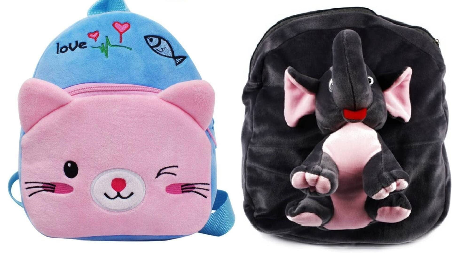 Fourthline Cute Kids Backpack Toddler Bag Plush Animal Cartoon Mini ...