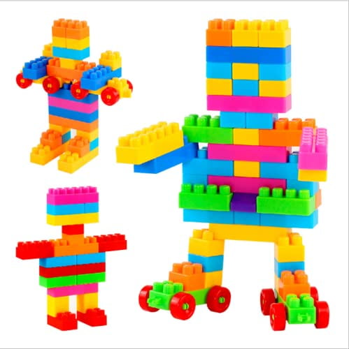 Fourthline DIY Plastic Building Blocks for Kids Puzzle Games for Kids, Toys for Children ...